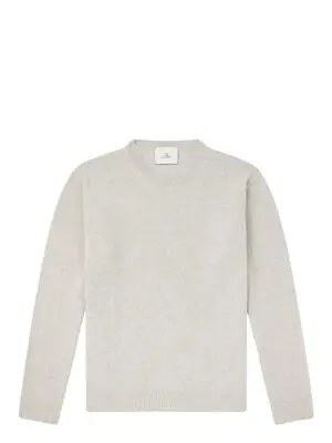 THE ELDER STATESMAN Hand-knitted Cashmere Sweater - Neutrals