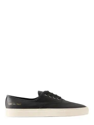 COMMON PROJECTS Deck Full-grained Leather Sneakers - Black