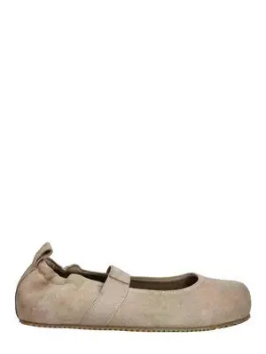 Inuikii Molly Suede Ballet Flats - Neutrals