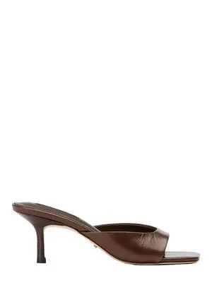 TONY BIANCO Robbie Leather Mule - Choc Vintage