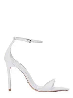 TONY BIANCO Martini Strappy Stiletto Heels - White Nappa