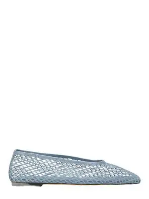 TONY BIANCO Buzz Mesh Ballet Flats - Denim Mesh