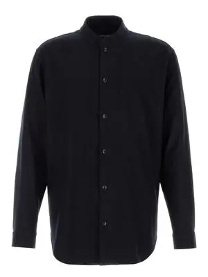 GIORGIO ARMANI X ALANUI Midnight Wool Shirt - Blue