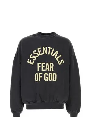Fear Of God Oversized Cotton Sweatshirt - Black