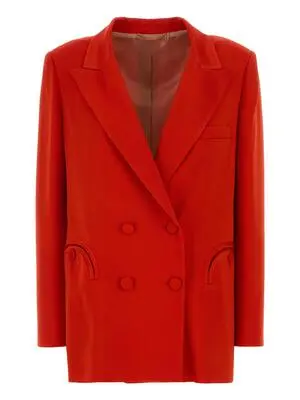 BLAZE Crepe Novalis R Blazer - Red