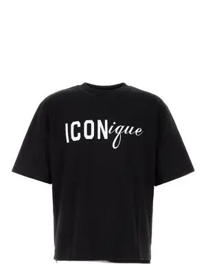 Dsquared2 Cotton Oversize T-shirt - Black