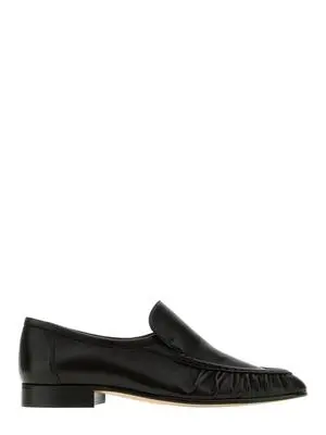 THE ROW THE ROW Leather Loafers Black