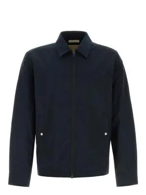 Woolrich Polyester Zip-up Jacket With Printed Logo - Blue