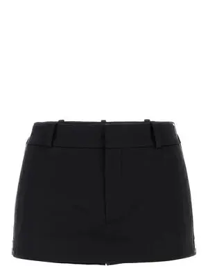 ALEXANDER WANG Alexander Wang Cotton Pant-Skirt With Embroidered Logo