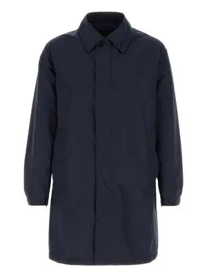 PALTO' Polyester Overcoat - Blue