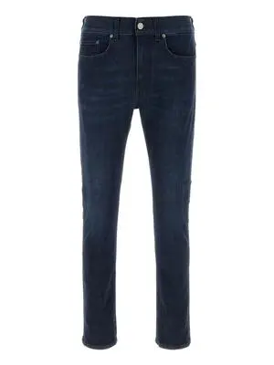 PT TORINO Dark Stretch Denim Jeans - Blue
