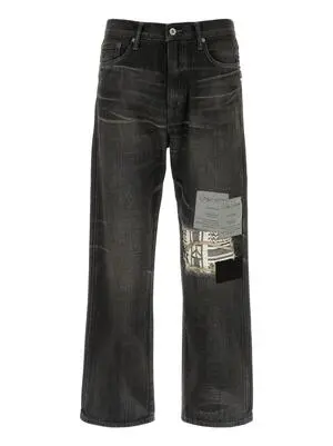 YOHJI YAMAMOTO YOHJI YAMAMOTO Vintage Effect Denim Jeans