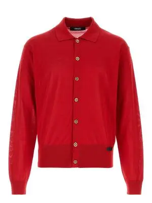 Versace Blend Cardigan - Red