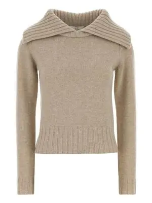 Co Beige Cashmere Sweater - Light Brown