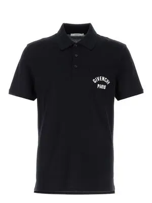 Givenchy Piquet Polo Shirt - Black