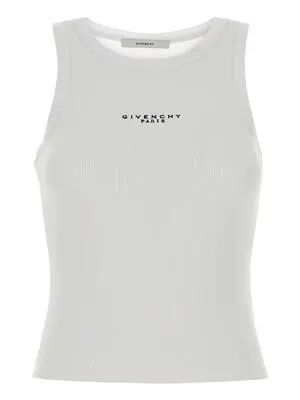 Givenchy Givenchy Stretch Cotton Tank Top White