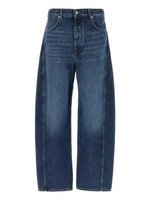 Givenchy Pure Cotton Stonewashed Denim Jeans - Blue
