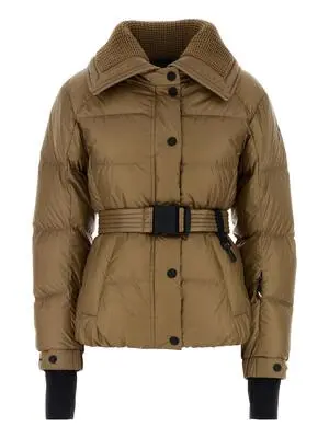 MONCLER Moncler Grenoble Quilted Down Jacket With Contrasting Logo