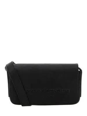 Alexander Wang Leather Crossbody Bag - Black