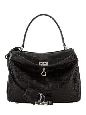 BALENCIAGA Balenciaga Leather Mini Rodeo Handbag