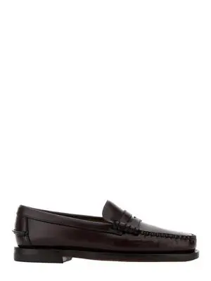 SEBAGO Classic Dan Loafers In Smooth Leather - Grey