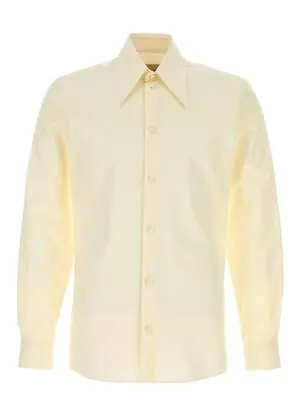 Valentino Garavani Cream Poplin Shirt - Yellow