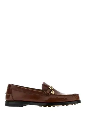 TOD'S TOD'S Leather Loafers With Adjustable Logo Strap