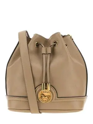 CHLOÉ CHLOE Leather Bucket Bag