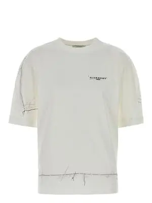 GIVENCHY GIVENCHY Cotton Oversize T-Shirt With Printed Logo