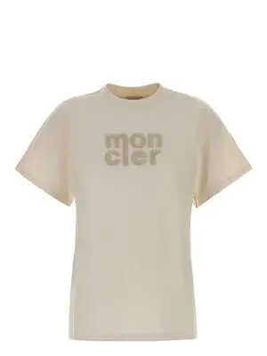 MONCLER Moncler Cotton T-Shirt With Embroidered Logo