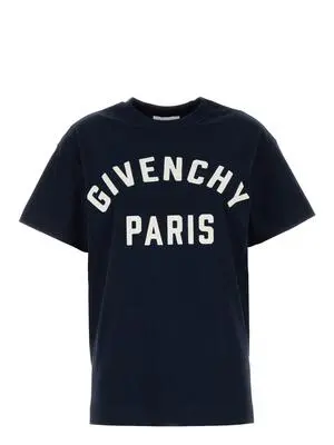 Givenchy Paris Cotton Oversize T-shirt - Blue