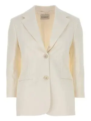 Givenchy Ivory Wool Blazer - White