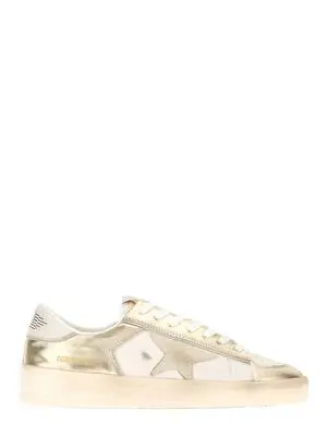 GOLDEN GOOSE GOLDEN GOOSE DELUXE BRAND Two-Tone Leather Stardan Sneakers White