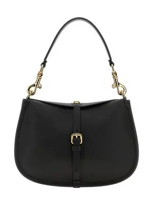 Etro Leather Shoulder Bag - Black