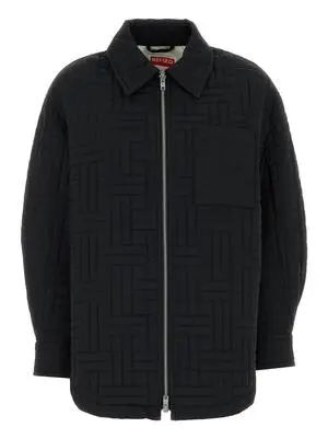 Kenzo Quilted Nylon Oversize Jacket - Black