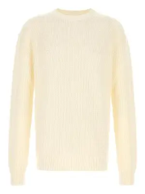 Amiri Cream Crochet Sweater - Yellow