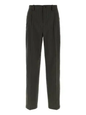 Maison Kitsuné Embroidered Polyester Blend Trousers - White