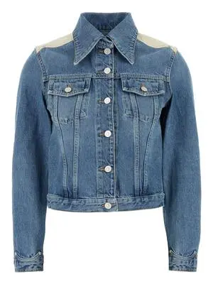 GIVENCHY GIVENCHY Denim Trucker Jacket With Contrasting Logo Detail