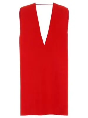 Sportmax Stretch Viscose Mini Dress - Pink