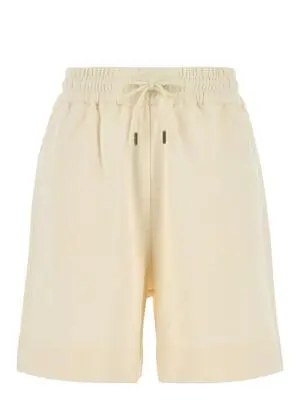 MONCLER Moncler Cotton Bermuda Shorts With Logo Patch