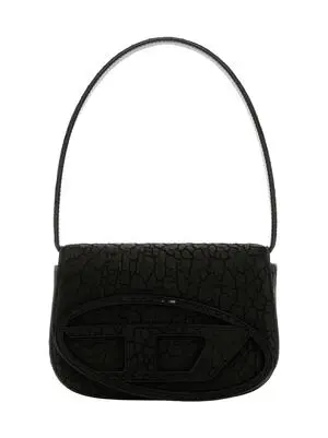 DIESEL® Leather 1dr Shoulder Bag - Black