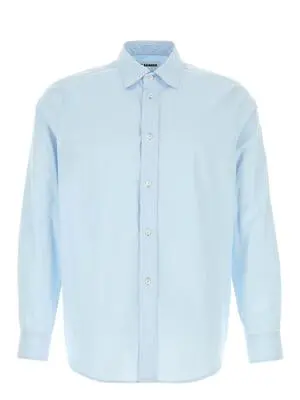 JIL SANDER Light- Poplin Shirt - Blue