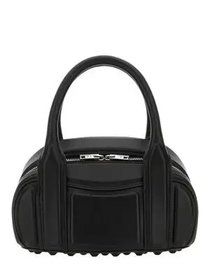 Alexander Wang Nappa Leather Roc Small Handbag - Black