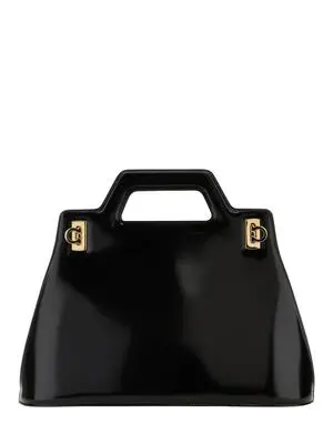 FERRAGAMO Wanda M Handbag - Black