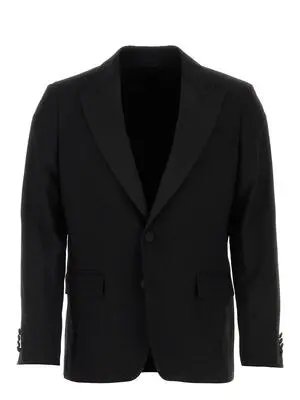 Etro Stretch Wool Blazer - Black