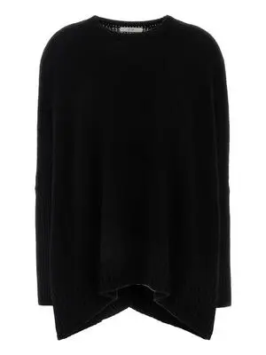 Co Cashmere Oversize Sweater - Black