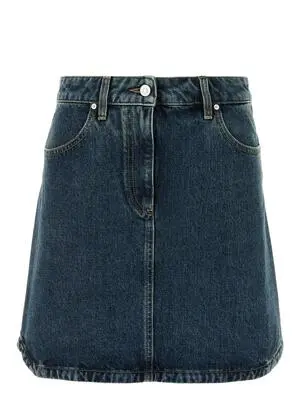 GIVENCHY GIVENCHY Denim Skirt With 4G Embroidery