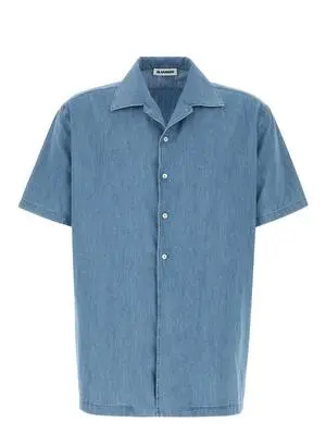 JIL SANDER Light Chambray Shirt - Blue