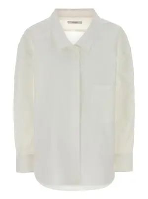 Givenchy GIVENCHY Poplin Shirt With Short-Pointed Collar White