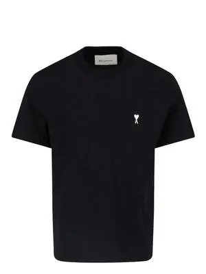 AMI Paris T-shirt " De Coeur - Black